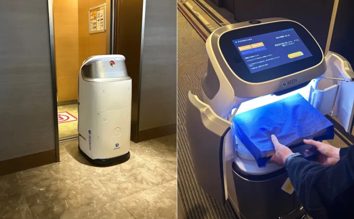 ホテル業界に新風！運搬ロボ「W3」が実現する“階またぎ”ルームサービス、新宿で始動 | RoboStep