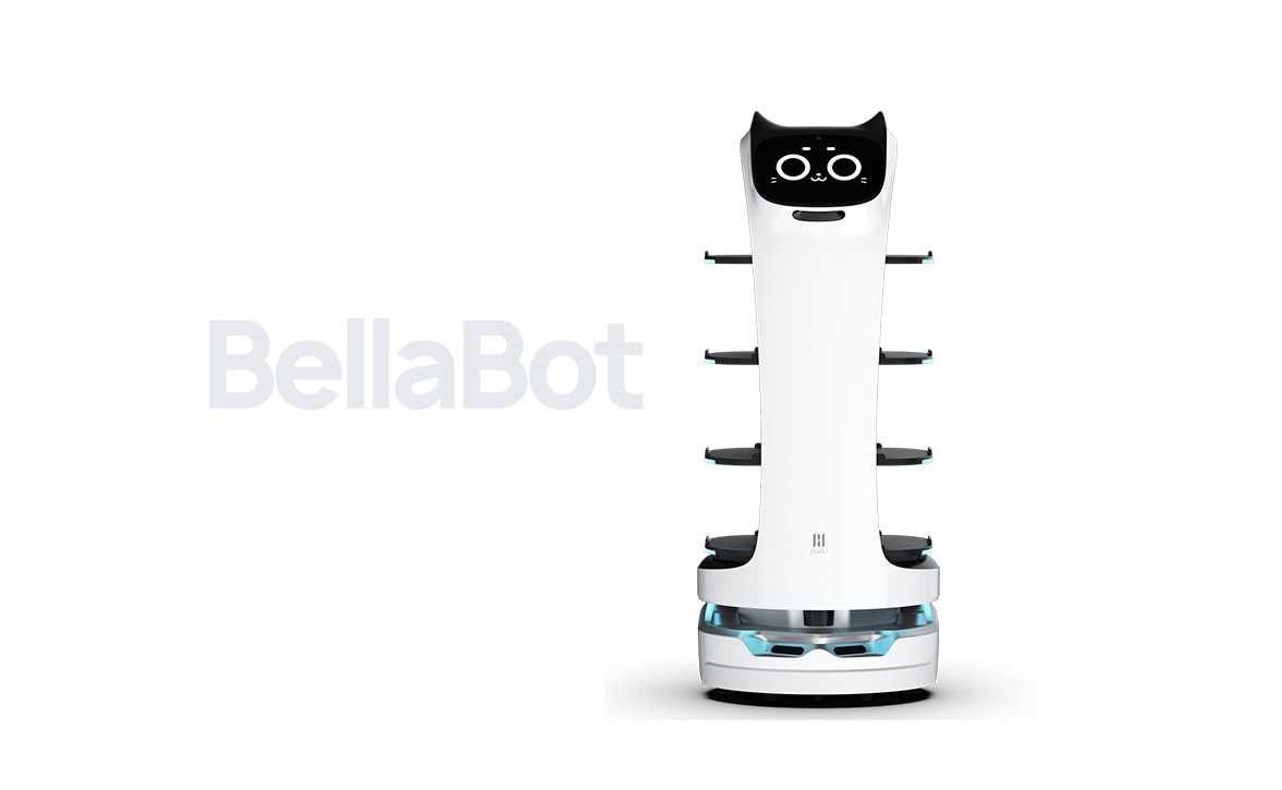 豊かな表情と音声で配送作業を効率化！「BellaBot（ベラボット）」 | RoboStep